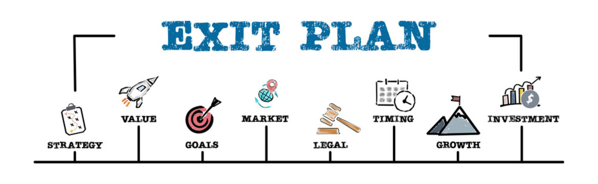 Exit Strategy Icon Images – Browse 4,842 Stock Photos, Vectors, and ...