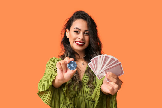 Beautiful Women Playing Card Images – Browse 15,421 Stock Photos ...