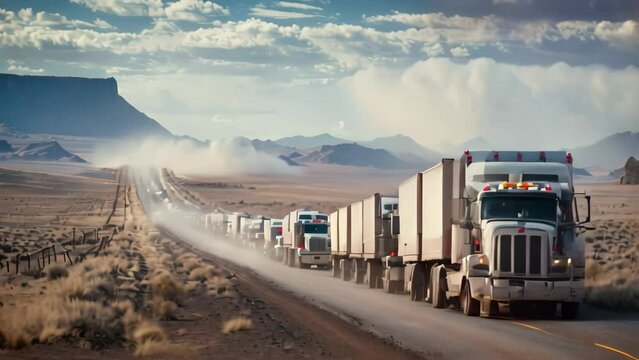 Truck Convoy Images – Browse 6,057 Stock Photos, Vectors, and Video ...