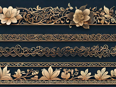 Dark Floral Border Images – Browse 114,541 Stock Photos, Vectors, and ...