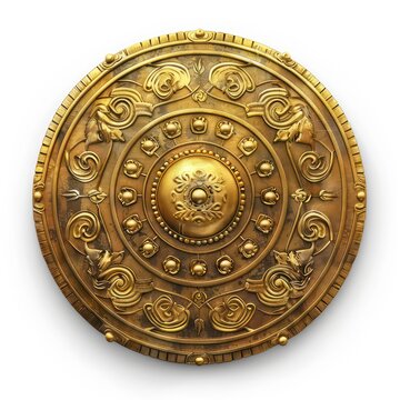 Gold Round Shield Images – Browse 16,225 Stock Photos, Vectors, and ...