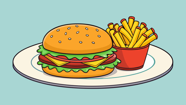 Burger And Fries Cartoon Images – Browse 29,812 Stock Photos, Vectors ...
