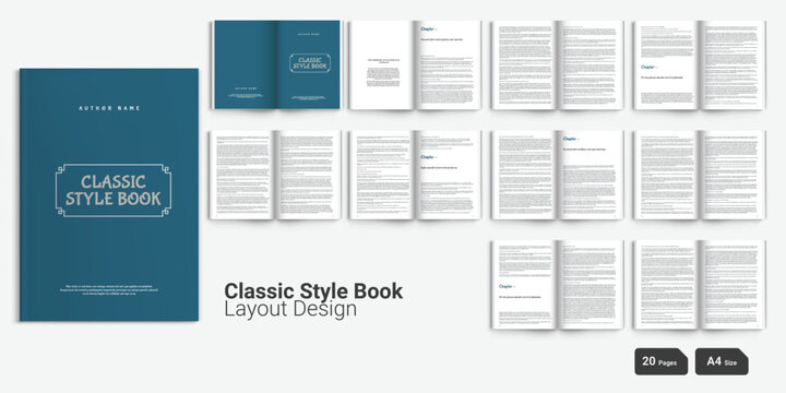 Classic Book Layout Images – Browse 17,332 Stock Photos, Vectors, and ...