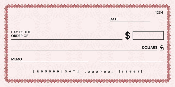 Blank Check Template Pdf