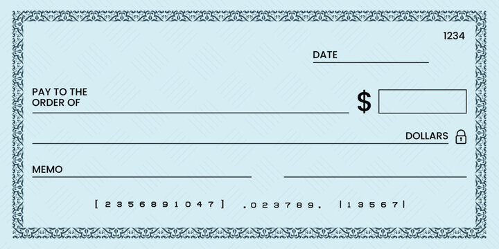 Blank Check Template