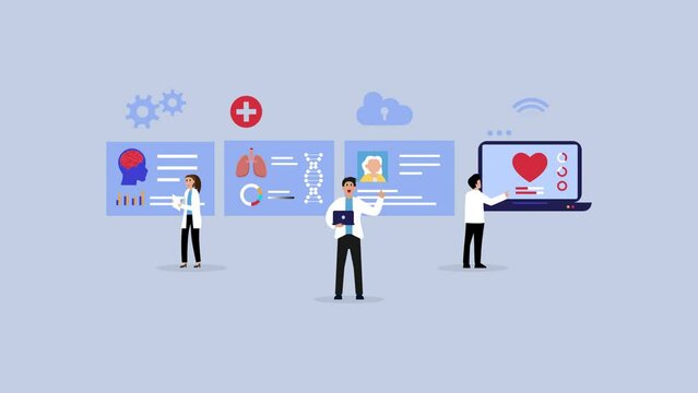Doctors Animation Statistics Templates – Free Editable Designs | PikWizard
