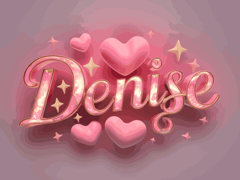 Denise Name Background Denise Name Crown Queen Princess Royal Design