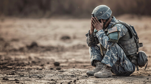 Depressed Soldier Picture
