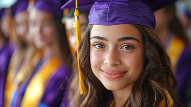 High School Graduation Purple Images – Browse 1,175 Stock Photos ...