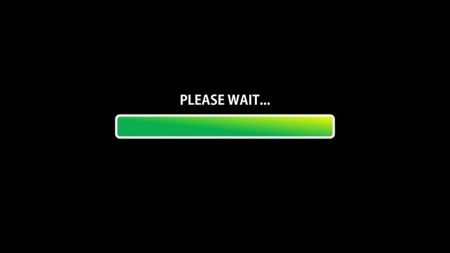 Please Wait Loading Animation