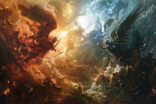 angel demon background