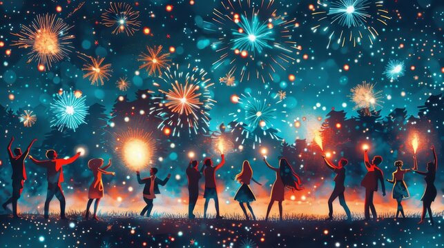 Fireworks Cartoon Images – Browse 83,606 Stock Photos, Vectors, and ...