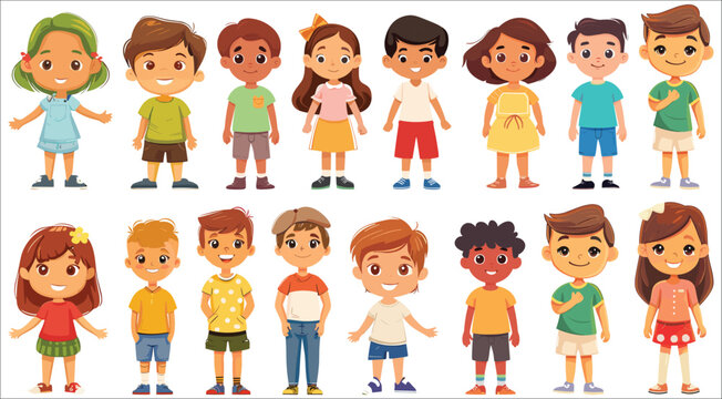 Kids Cartoon Characters Images Browse 4 297 934 Stock Photos Vectors and Video Adobe Stock