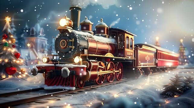 "Christmas Train" Images – Browse 1,024 Stock Photos, Vectors, and ...