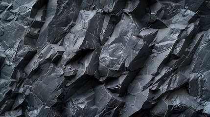 High-resolution image of a slate rock face in a mountainous region ...