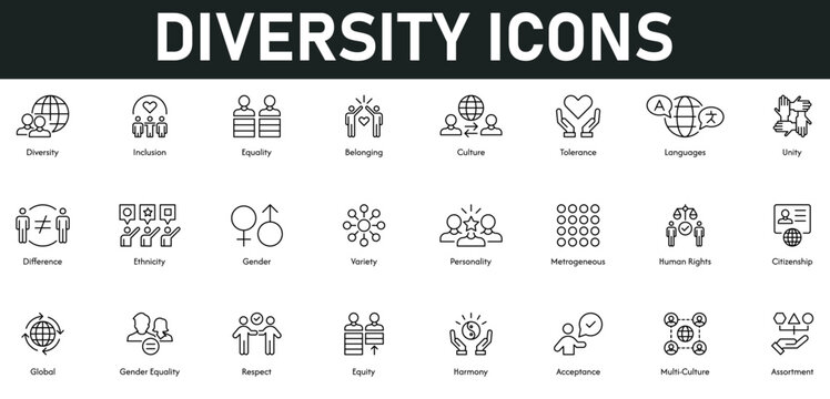 Diversity And Inclusion Icons Images – Browse 36,936 Stock Photos, Vectors, and Video | Adobe Stock