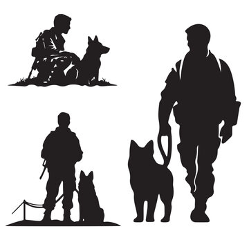 Military Dog Silhouette Images – Browse 4,742 Stock Photos, Vectors ...