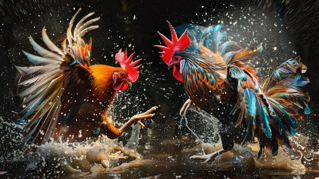 "Rooster Fight"-Bilder: Stock-Fotos & -Videos. | Adobe Stock