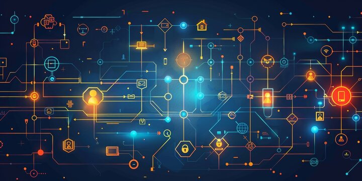 It Network Diagram Images – Browse 13,265 Stock Photos, Vectors, and ...
