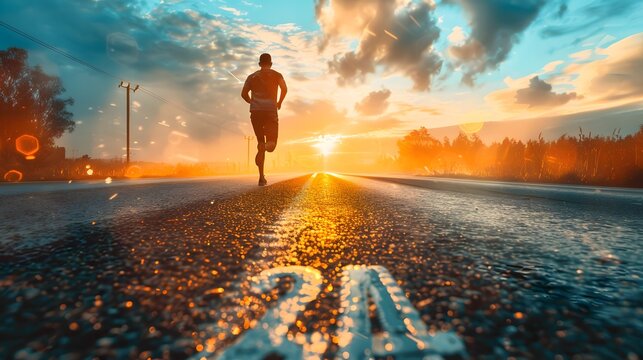 Running On Road Images – Browse 320,000 Stock Photos, Vectors, and ...