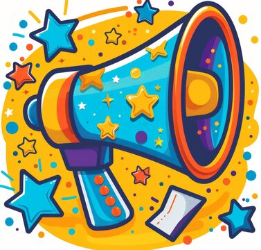 "Cartoon Megaphone" Images – Browse 22 Stock Photos, Vectors, and Video ...