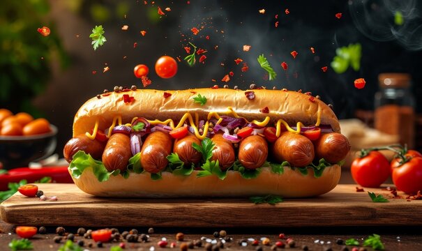 Hot Dog Banner Images – Browse 15,803 Stock Photos, Vectors, and Video ...