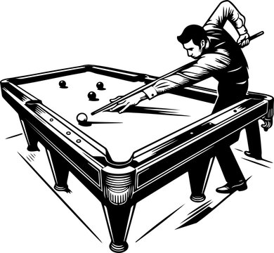 Pool Cue Clip Art Images – Browse 1,241 Stock Photos, Vectors, and ...