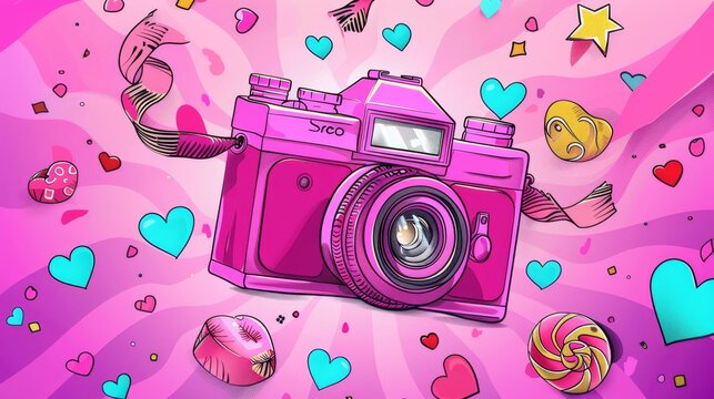Pink Camera Images – Browse 267,632 Stock Photos, Vectors, and Video ...