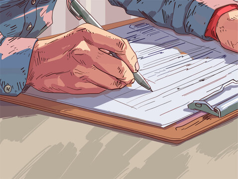 "Contract Vector" Images – Browse 105 Stock Photos, Vectors, and Video ...