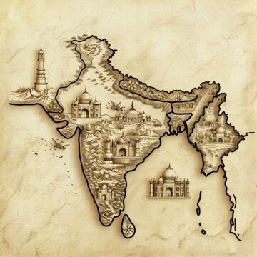 Ancient India Map Images – Browse 2,373 Stock Photos, Vectors, and ...