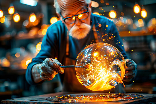 Glass blowing store