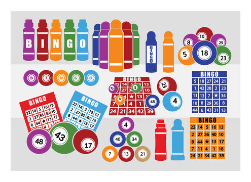 Bingo SVG, Bingo Balls Svg, Bingo Card Svg, Bingo Dauber Svg