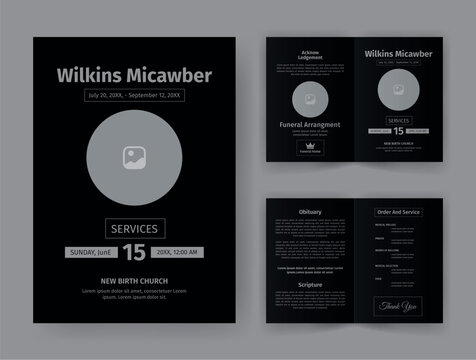 Funeral Brochure Template Images – Browse 1,089 Stock Photos, Vectors ...