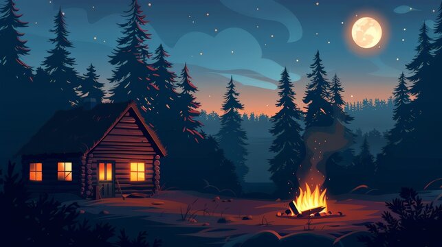 Campfire In Woods Images – Browse 387,120 Stock Photos, Vectors, and ...