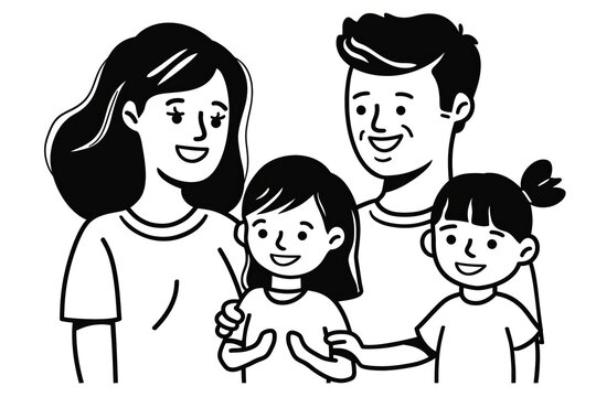 Animated Family Outline