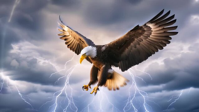 Eagle Flying In Clouds Images – Browse 39,596 Stock Photos, Vectors ...