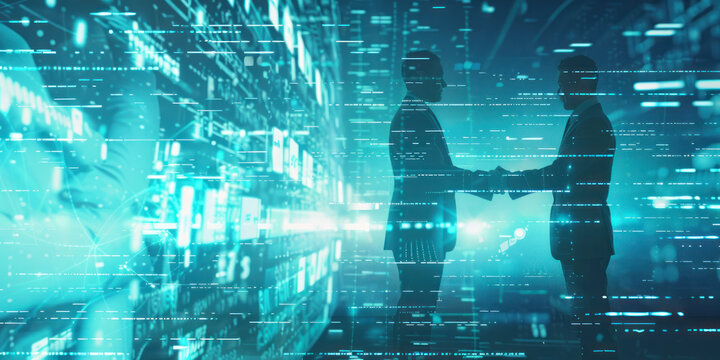 Handshake Tech Images – Browse 173,665 Stock Photos, Vectors, and Video ...