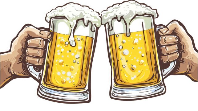 Cheers Beer Clipart