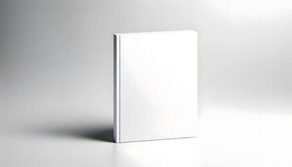 A white book with no text on the cover