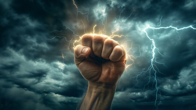 Fist Lightning Images – Browse 2,840 Stock Photos, Vectors, and Video ...