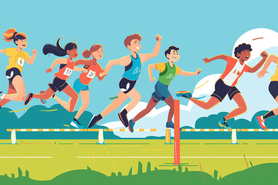 Sports Day Pictures To Draw