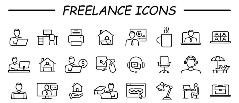 Freelance Icon Images – Browse 109,591 Stock Photos, Vectors, and Video ...
