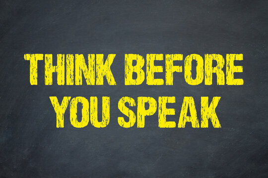 Think Before You Speak Images – Browse 296 Stock Photos, Vectors, and ...