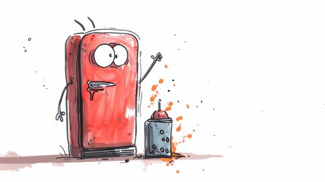 Cartoon Fridge Images – Browse 20,668 Stock Photos, Vectors, and Video ...