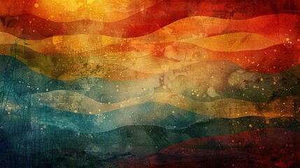 Textured abstract background with layered patterns in shades of pink