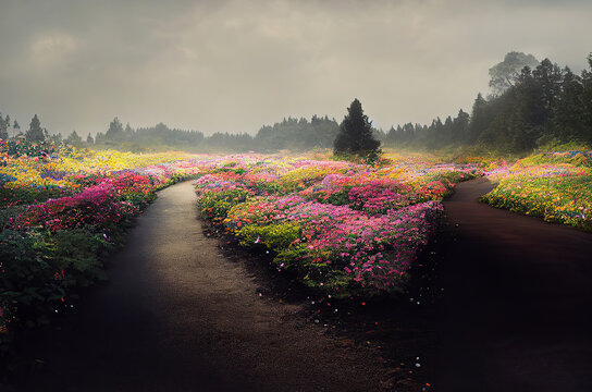 "Flower Road"-Bilder: Stock-Fotos & -Videos. | Adobe Stock