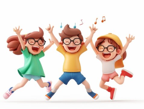 Happy Dancing Cartoon Images