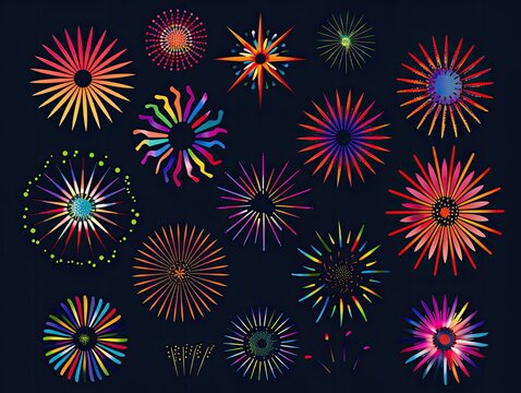 "Fireworks Vector" Images – Browse 1,229 Stock Photos, Vectors, and ...