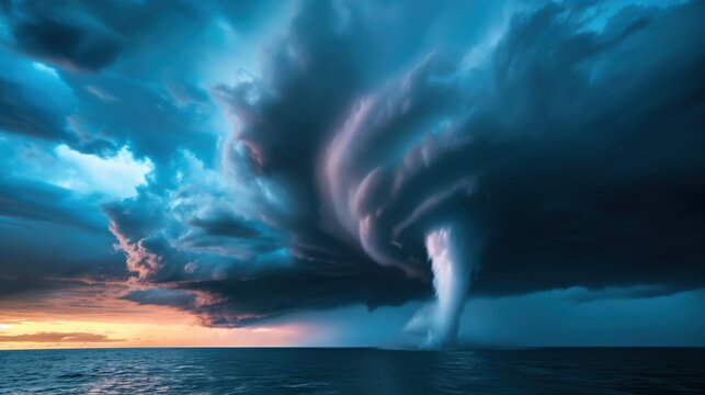 Waterspout Tornado Wallpaper