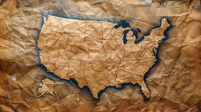 Paper Map Of United States Images – Browse 24,620 Stock Photos, Vectors ...